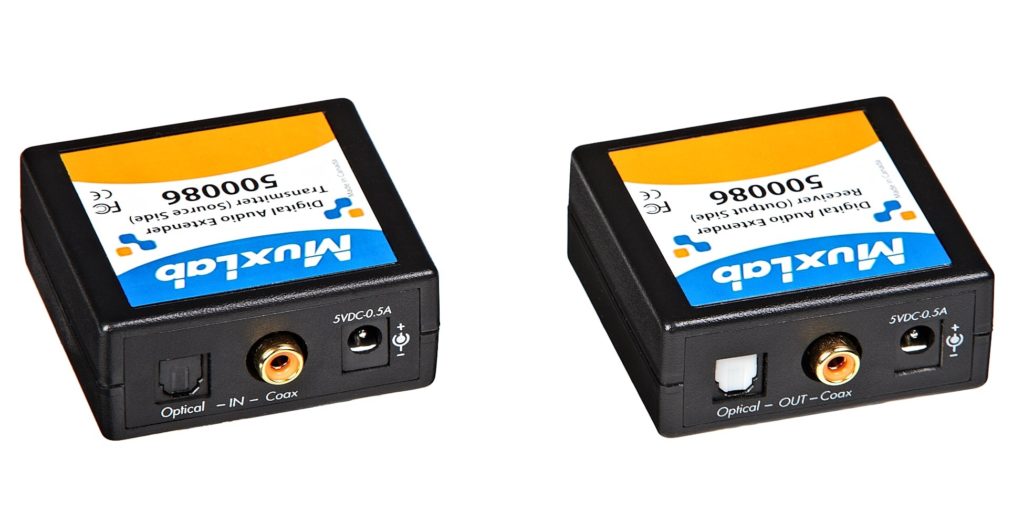 Digital Audio Extender Kit, 100m - Muxlab