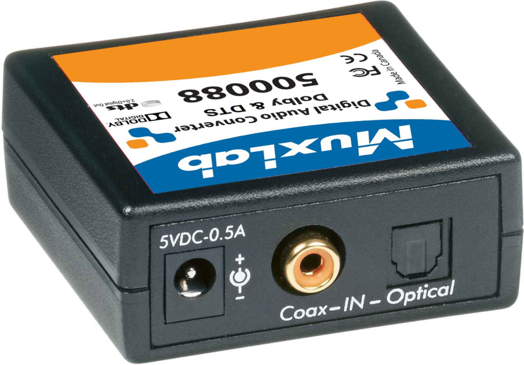 Digital Audio Converter, Dolby & DTS - Muxlab