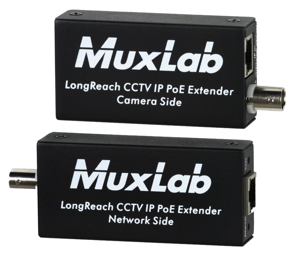LongReach CCTV IP PoE Extender Kit, 600m - Muxlab