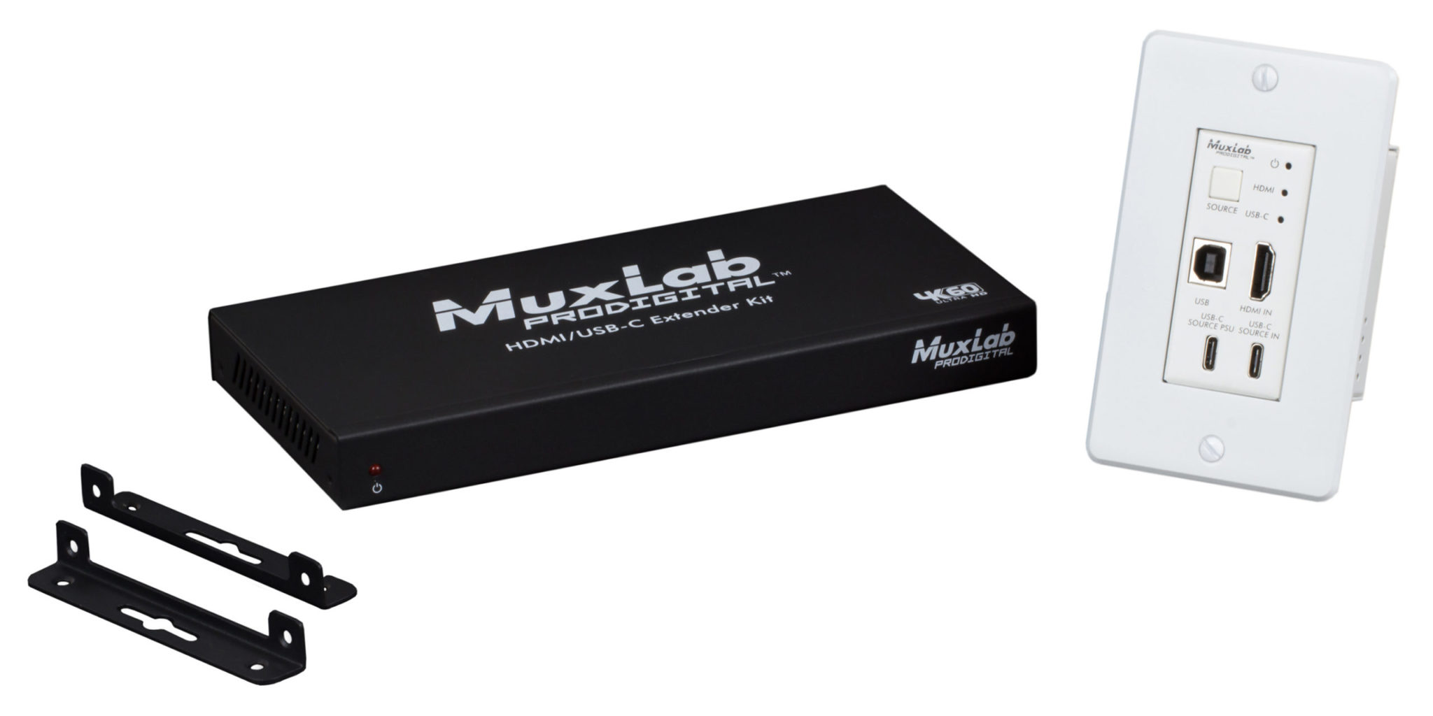 HDMI/USB-C KVM Extender Kit, HDBT, 4K/60 - Muxlab