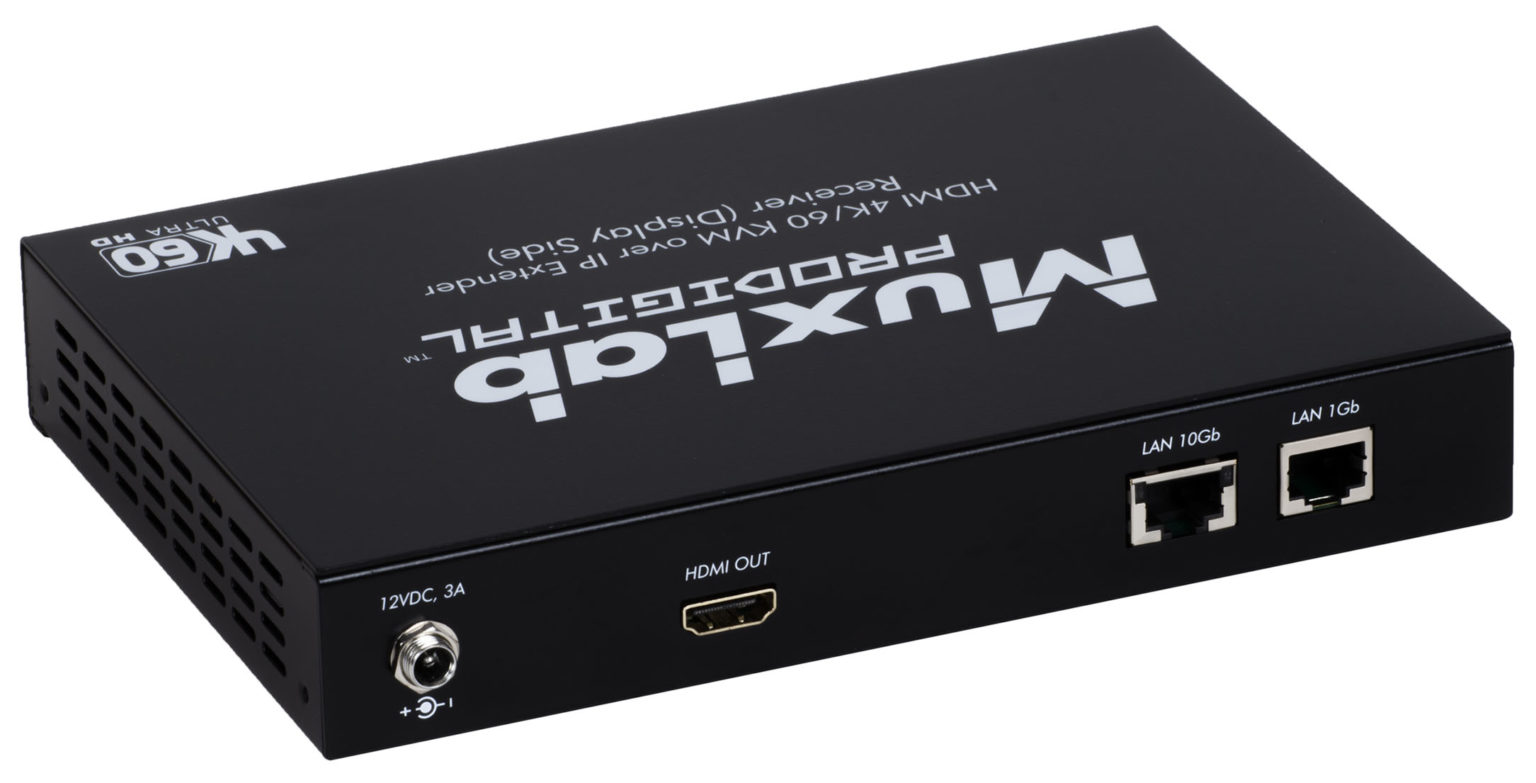 HDMI 4K/60 KVM Over IP Receiver, UTP - Muxlab
