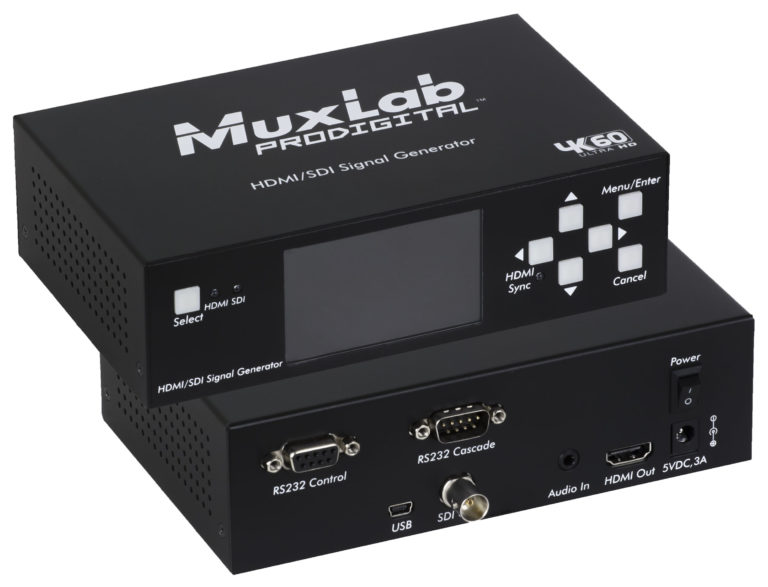 HDMI 2.0/3G-SDI Signal Generator - Muxlab
