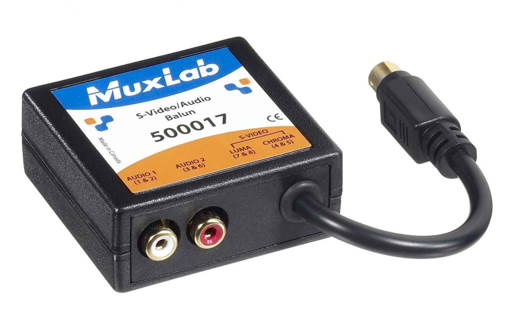 S-Video/Audio Balun - Muxlab