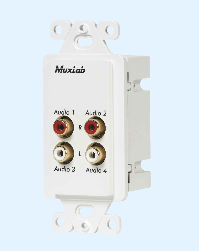Quad Audio Wall Balun - Muxlab