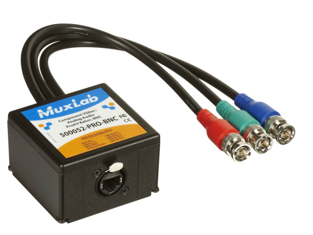 Component Video/Analog Audio ProAV Balun - Muxlab