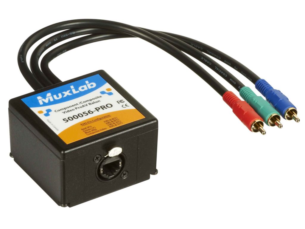 Component-Composite Video ProAV Balun - Muxlab