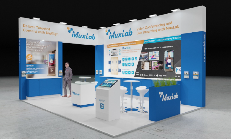 MuxLab Unveils Interactive Mode on its DigiSign CMS software at ISE in ...