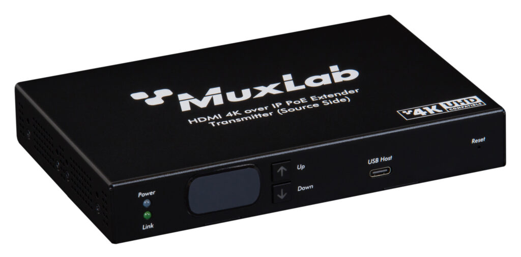 KVM HDMI over IP PoE Transmitter Deluxe,4K/30 - Muxlab